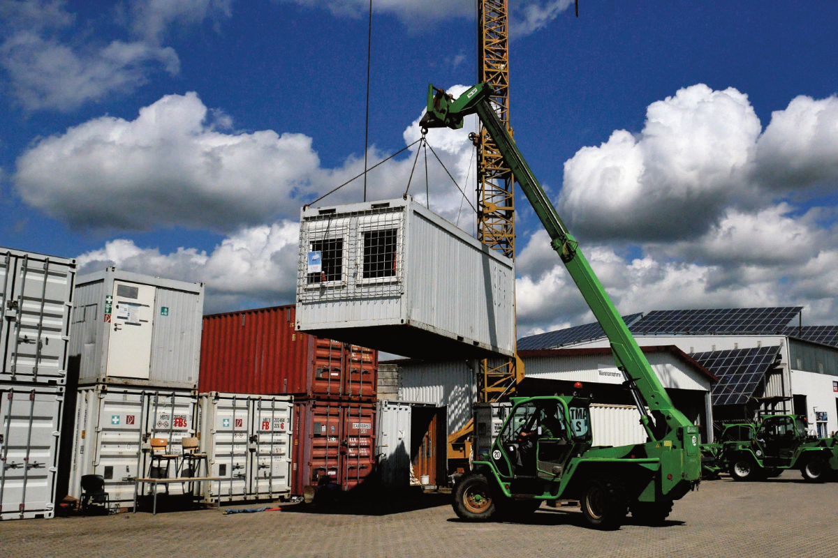 Merlo Teleskoplader für Windkraftbau